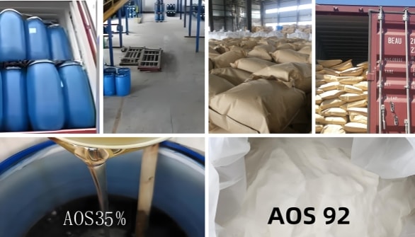 Sodium alpha-olefin sulfonate AOS 35% liquid-ZHENGZHOU CLEAN CHEMICAL ...